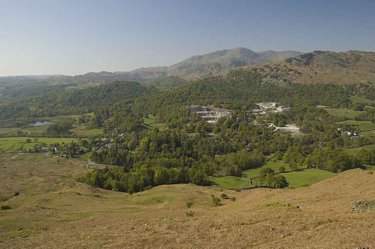 Elterwater from Dow Bank - Large Photo