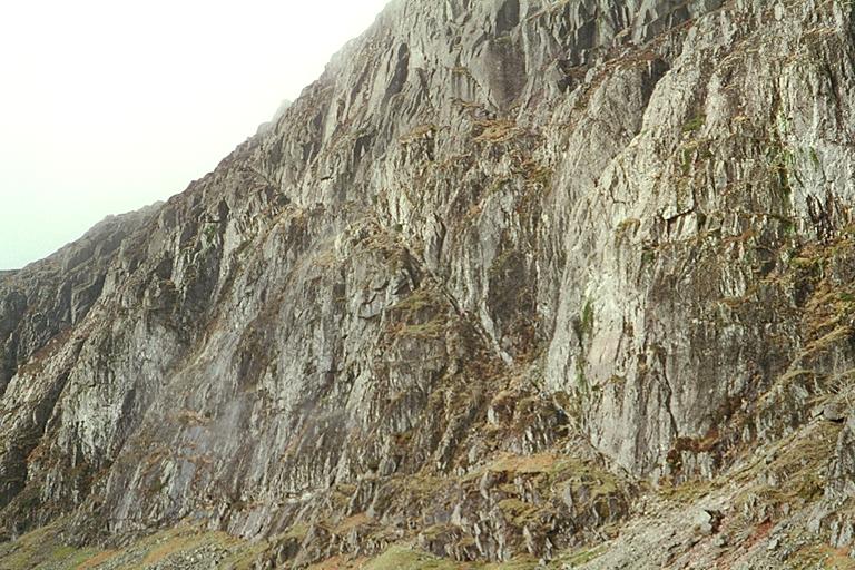 Pavey Ark - Jack's Rake from Below - Large Photo